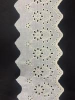 China Cotton Fabric Embroidery Hem Skirt Edge Plus Long Lace Fabric for Bedding & Curtain Decoration DIY Lace Trimming Accessories for sale
