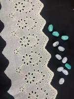China Cotton Fabric Embroidery Hem Skirt Edge Plus Long Lace Fabric for Bedding & Curtain Decoration DIY Lace Trimming Accessories for sale
