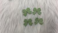 China Exquisite Butterfly Crochet Knit Bow Embroidery Lace Patches for Children's Clothing Decorations Knit & Crochet Accessories for sale