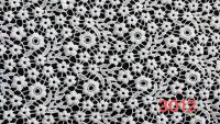 China Wholesale of Spring and Summer, New Polyester Water-soluble Embroidery Full Floral Fabric, Customizable Patterns Available for sale