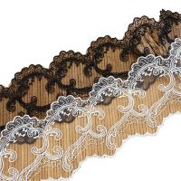 China French Wedding Flowers  Water-soluble Embroider Transparent Mesh Lace  100% Polyester for Wedding Dresses and Headdresses for sale