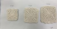 China Handmade Cotton Embroidery Crochet Patch Water-Soluble Flower Piece Customizable Patches for sale