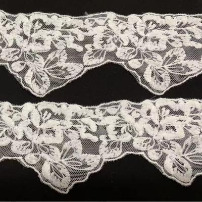 China Polyester Embroidery Mesh Lace Trim for Skirts Shoes & Bags-Water Soluble 4.5-6cm Width Fashion Lace for sale
