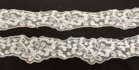 China Polyester Embroidery Mesh Lace Trim for Skirts Shoes & Bags-Water Soluble 4.5-6cm Width Fashion Lace for sale