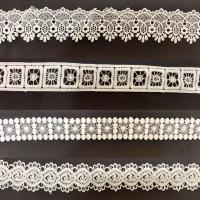 China 3cm-6cm Customizable High-quality Wholesale Milk Silk Lace Clothing Accessories for sale