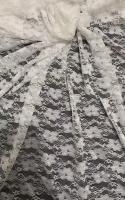 China Eco-Friendly French Lace Fabric with Soft Flower Embroidery for Wedding Evening Dresses Shoes Bags for sale