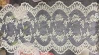 China Water Soluble Eco-Friendly Embroidery Mesh French Lace Trim for Wedding Skirt and Veil for sale