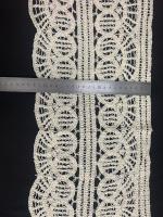China Cotton Lace Embroidered Crochet Weaving for Hollow Water-Soluble Dress & Furniture Decoration Elegant Decorative Lace for sale