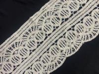 China Cotton Lace Embroidered Crochet Weaving for Hollow Water-Soluble Dress & Furniture Decoration Elegant Decorative Lace for sale