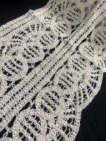 China Cotton Lace Embroidered Crochet Weaving for Hollow Water-Soluble Dress & Furniture Decoration Elegant Decorative Lace for sale