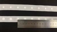 China Plastic Snap Button Tape Strap  Single / Double Line Breasted Snap Button Tape Roll Polyester /Cotton for Children's Garments for sale