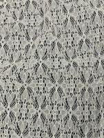 China Hot Sales Nylon +spandex Embroidery Lace Fabric  White Lace Fabric for Evening Dresses for sale