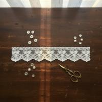 China High Quality Cotton Mesh+ Embroider Lace New Design Water-soluble Lace Trimmings Embroidered Lace for Shoes Bags Eco-Friendly for sale