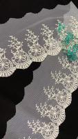 China European Pattern Vintage Water Soluble Sexy Embroidered Tulle Mesh Lace Trim for Skirts Wedding Headbands Bags & Shoes for sale