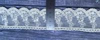 China Exquisite Embroidery Cotton Lace Trimming Mesh Lace Fabric and Embroidered Lace for Skirt Hem Home Decor Bags Eco-Friendly for sale