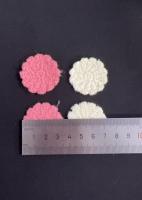 China 3.5cm Exquisite Embroidery Sunflower Cotton Patches Water-Soluble for Children's Clothing Accessories for sale