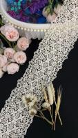 China 100% Cotton Water-Soluble Embroidery Lace Trim 10cm for Women's Suit Clothing for sale