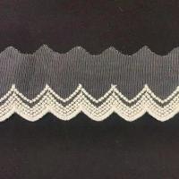 China Water Soluble Gold Embroidered Mesh Lace Tirm 6cm Mesh Embroidery for Home Textiles Beaded Dresses Other Lace Decorations for sale