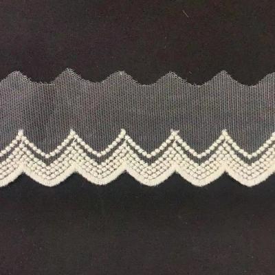 China Water Soluble Gold Embroidered Mesh Lace Tirm 6cm Mesh Embroidery for Home Textiles Beaded Dresses Other Lace Decorations for sale