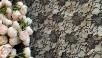 China 2025 New Nylon-Spandex Lace Jacquard Fabric Fashion Clothing and Lace Accessories for sale