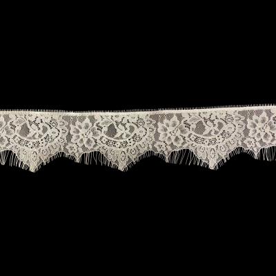 China 9cm Nylon Floral French Style Lace Edge Decoration, Shangtiyi Eyelash Edge Decoration, Suitable for Clothing for sale