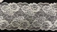 China High Quality 18CM Floral Elastic Retro Embroidery Lace Decoration Soft and Exquisite for sale
