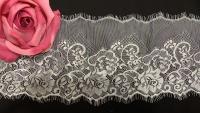 China Fine Wholesale Flower Sexy Nylon Lace Trim-Suitable for Clothing for sale