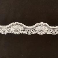 China High Quality Clothing Wholesale with Nylon/Spandex Lace Trim, Flower Design+Distinctive Large Wave Edge for sale