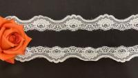 China High Quality Clothing Wholesale with Nylon/Spandex Lace Trim, Flower Design+Distinctive Large Wave Edge for sale