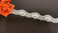 China High Quality Clothing Wholesale with Nylon/Spandex Lace Trim, Flower Design+Distinctive Large Wave Edge for sale
