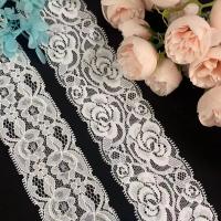 China Floral French Lace Spandex/Nylon Formal Elastic Decoration for Clothing Pajamas Sleeves Shoes & Bags for sale