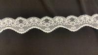 China Floral French Lace Spandex/Nylon Formal Elastic Decoration for Clothing Pajamas Sleeves Shoes & Bags for sale