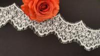China New Wholesale Clothing Accessories 7.5cm Brocade Cotton French Elegant Lace for sale