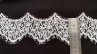 China New Wholesale Clothing Accessories 7.5cm Brocade Cotton French Elegant Lace for sale