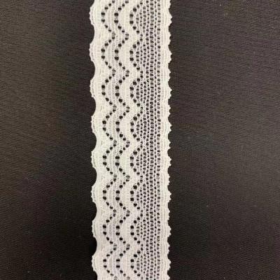 China New Women's Nylon Spandex Lace Lingerie with Elastic Lace Decoration Soft and Elastic Lace Fabric for sale