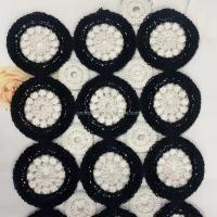 China 20.5cm Water Soluble Embroidered Lace Polyester & Cotton Yarn Garment Accessories for Cloth for sale