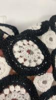 China 20.5cm Water Soluble Embroidered Lace Polyester & Cotton Yarn Garment Accessories for Cloth for sale