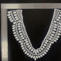 China Factory Custom Clothing with Decorative Cut Lace Neck Collar Embroidery Quick Production Available for sale