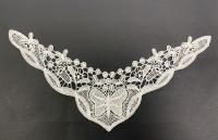 China New Style Water Soluble Polyester Embroidery Customizable Width Neck Lace Trim for Ladies' Dress Pajamas for sale