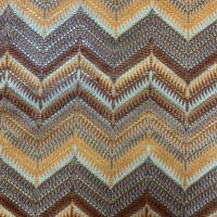 China Ethnic Style DIY Sofa Cover Fine Canvas Printed Wavy Stripes Lace Fabric for Dormitory Tablecloth and Bag Fabric for sale