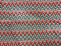 China Ethnic Style DIY Sofa Cover Fine Canvas Printed Wavy Stripes Lace Fabric for Dormitory Tablecloth and Bag Fabric for sale