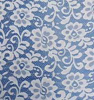 China Nylon Spandex Stretch Lace Fabric Elastic Hollow Flower Knitting Mesh for Female Wedding Dresses and Garments Accessories for sale