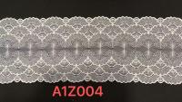 China A1Z004 French Lace with Nylon/Spandex Material and 19CM Width Featuring Wavy Edge Design for Dress & Home Textiles for sale