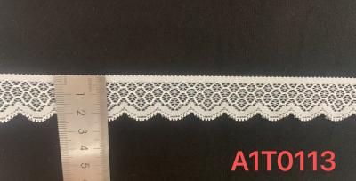 China Stretch Lace Trim with Nylon Spandex Material, 2.5cm Width, and Floral Pattern for Lingerie and Bridal Sewing for sale