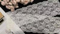 China Eco-Friendly Vintage French Lace Trim with Customizable Width for Wedding Dresses and DIY Clothing for sale