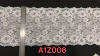 China Sunflower Daisy Floral Lace Trim Stretch Fabric in Nylon Spandex with 22.5cm Width for Pajama Dresses for sale