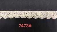 China 4cm Water-Soluble Guipure Lace Trim with Rope Embroidery for Women's Summer Vest Dress for sale