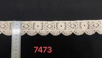 China 4cm Water-Soluble Guipure Lace Trim with Rope Embroidery for Women's Summer Vest Dress for sale