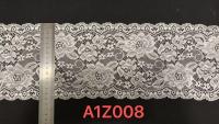 China French Lace Camellia Flower Pattern 15cm Width Dual Color Fancy Luxury Elastic Nylon Spandex Lace Pajama Decoration Accessories for sale