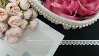 China 1.5cm Soft Nylon Spandex Scalloped Lace Trim, Elastic Eco-Friendly for Lingirie Dress Garment Decoration for sale